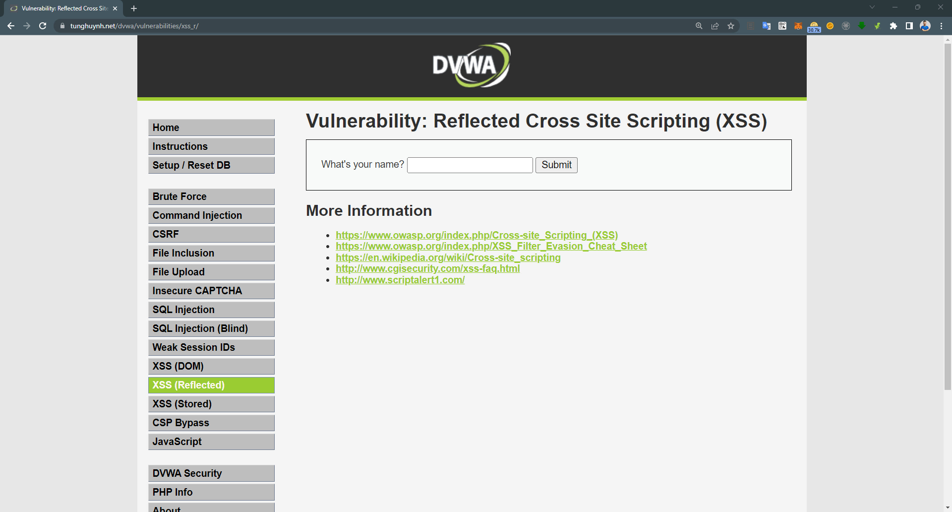[Video Security] XSS - Demo Khai thác lỗ hổng bảo mật bằng công cụ DVWA - Part 3 - Tùng Huynh